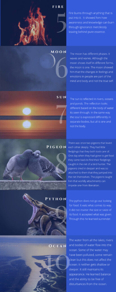 Dattatreya and his 24 Gurus